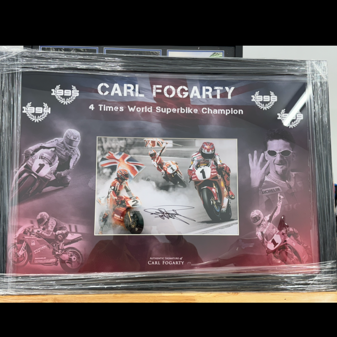Carl Fogarty signed – Lakeview Memorabilia and collectibles